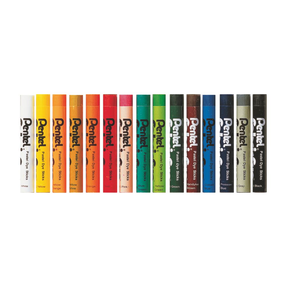 FUNFABRIC PASTEL DYE STICKS - 15 COLOUR SET – pentelonline