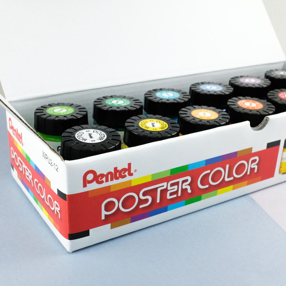 POSTER COLOR U - 12 COLOUR SET – pentelonline