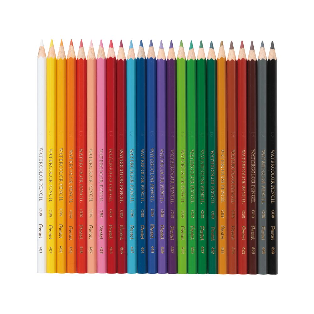 WATER COLOUR PENCILS - 24 COLOUR SET – pentelonline